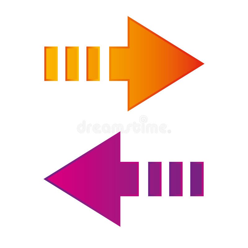 Two Arrows In Opposite Direction Infographic, Chart, Scheme, Diagram ... Two Arrows In Opposite Direction Infographic, Chart, Scheme, Diagram ...