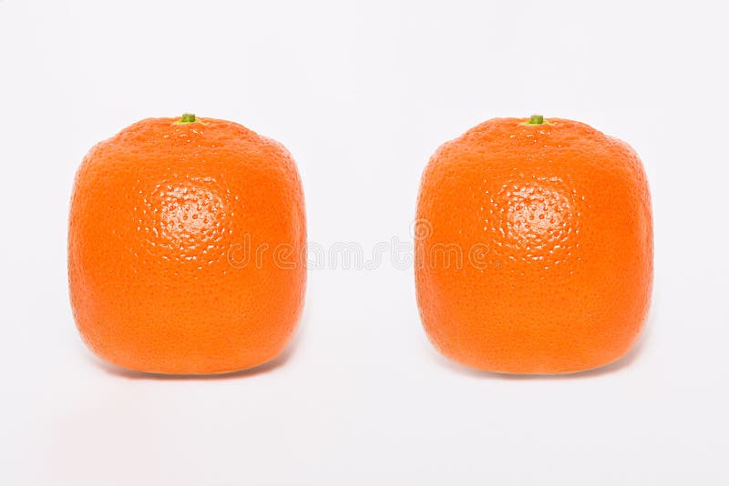 Two Orange stock image. Image of cube, restaurant, vitamins - 15988007