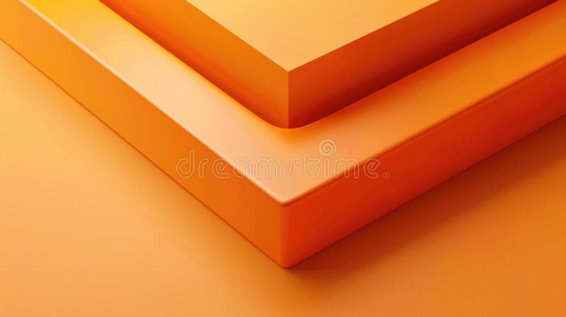 Two Orange Boxes Stacked on Top of Each Other. Suitable for Logistics ... Two Orange Boxes Stacked on Top of Each Other. Suitable for Logistics ...