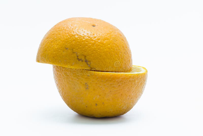 Two orange pieces stock image. Image of drink, juice - 42036293