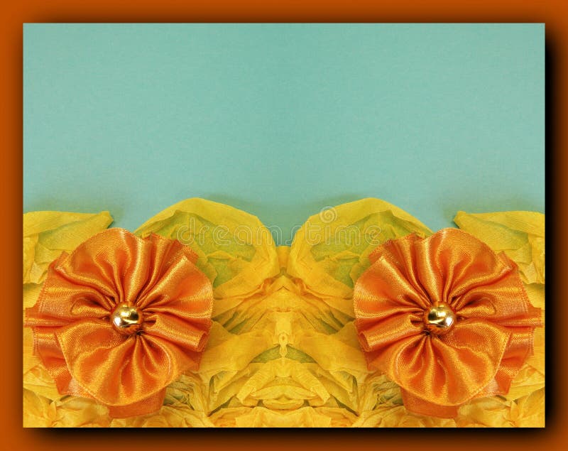 Two orange ribbons stock image. Image of holy, green - 41282061