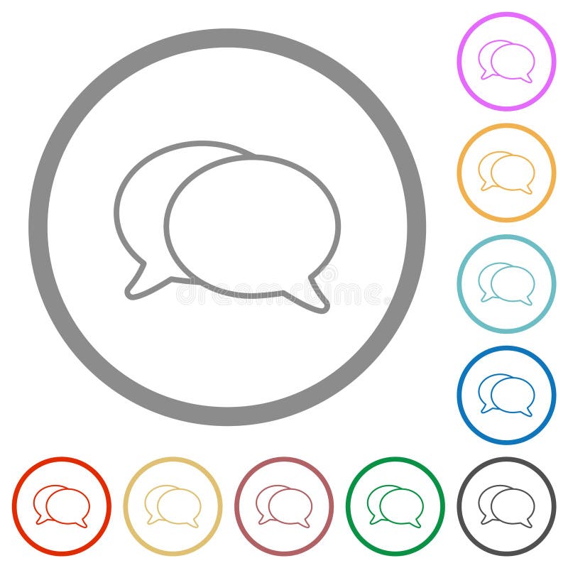 Talk Bubbles Outlines Stock Illustrations – 122 Talk Bubbles Outlines ...