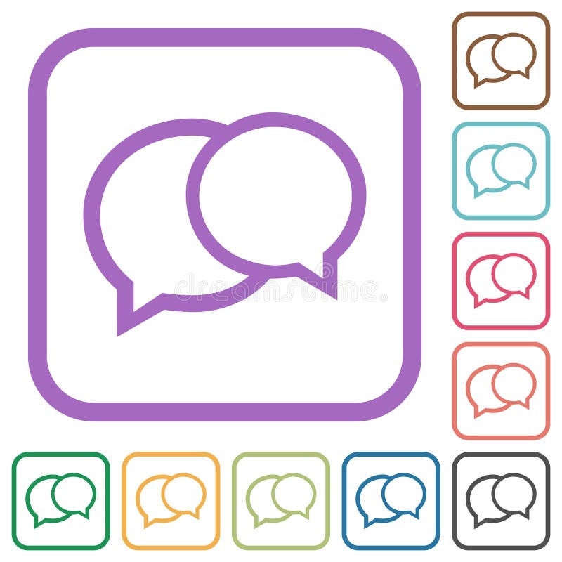 Talk Bubbles Outlines Stock Illustrations – 122 Talk Bubbles Outlines ...