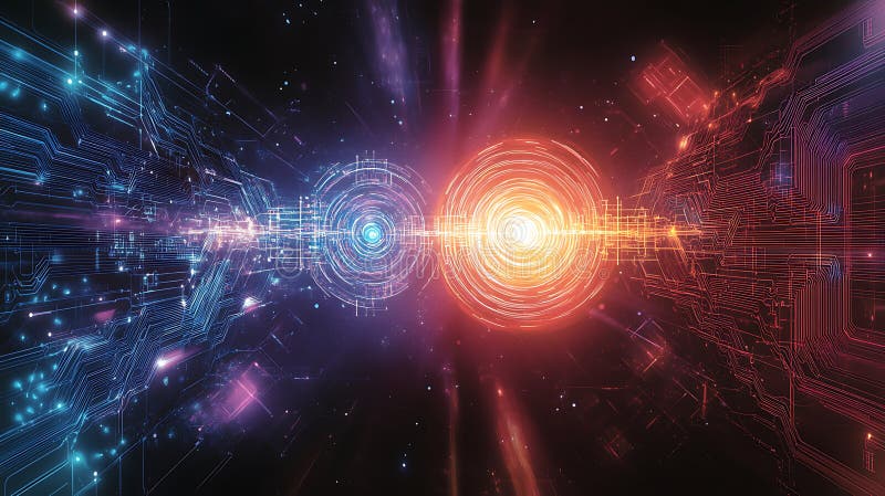 Overlapping Circuit Diagrams Stock Illustrations – 9 Overlapping ...