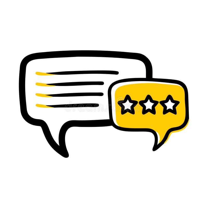 Two Overlapping Speech Bubbles Feature Prominently, with One Bubble ...