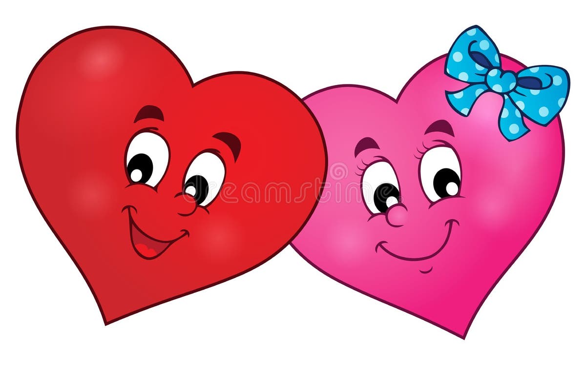 Overlapping Love Hearts Stock Illustrations – 485 Overlapping Love ...