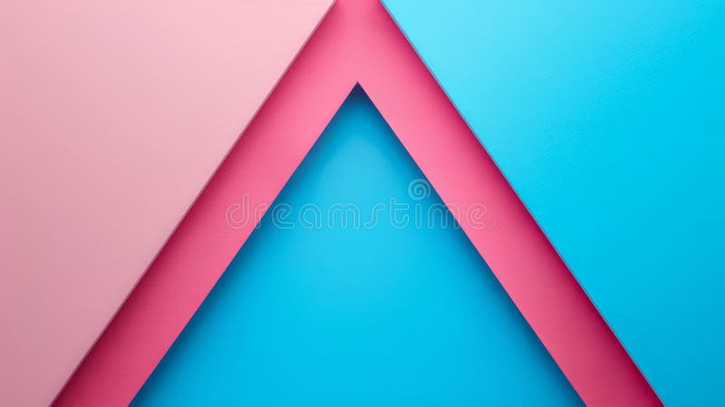 Geometric Shapes in Contrasting Colors Create a Vibrant Visual ...