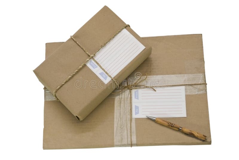 Package/Parcel at Door stock image. Image of paper, large - 8492327
