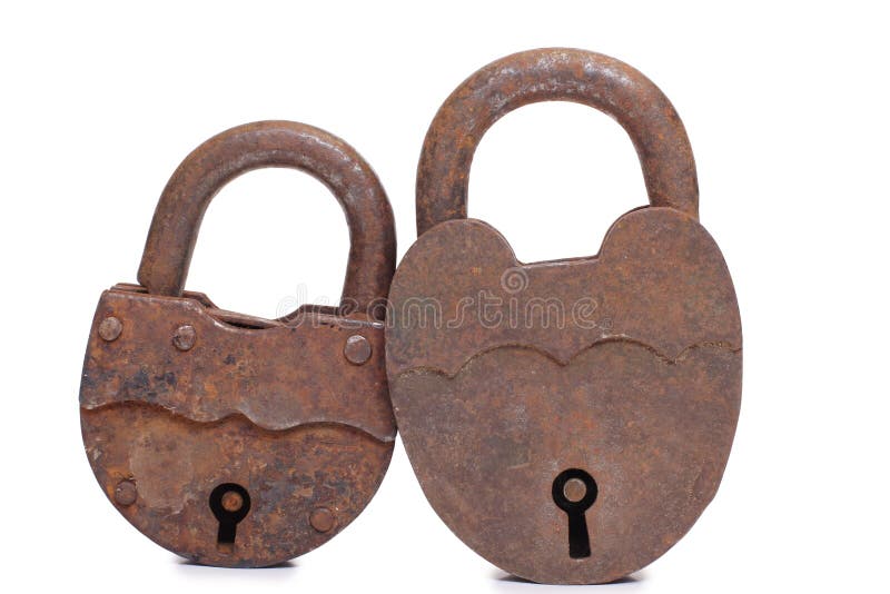 Two padlock stock image. Image of iron, chrome, security - 64038871