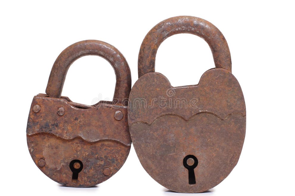 Two padlock stock image. Image of iron, chrome, security - 64038871