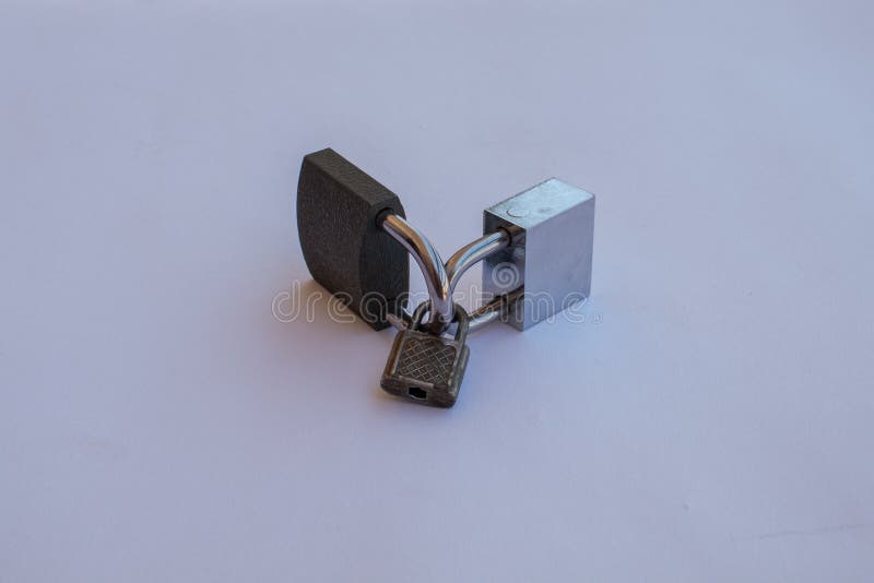 Held Together by a Small Lock Stock Photo - Image of padlocks ...