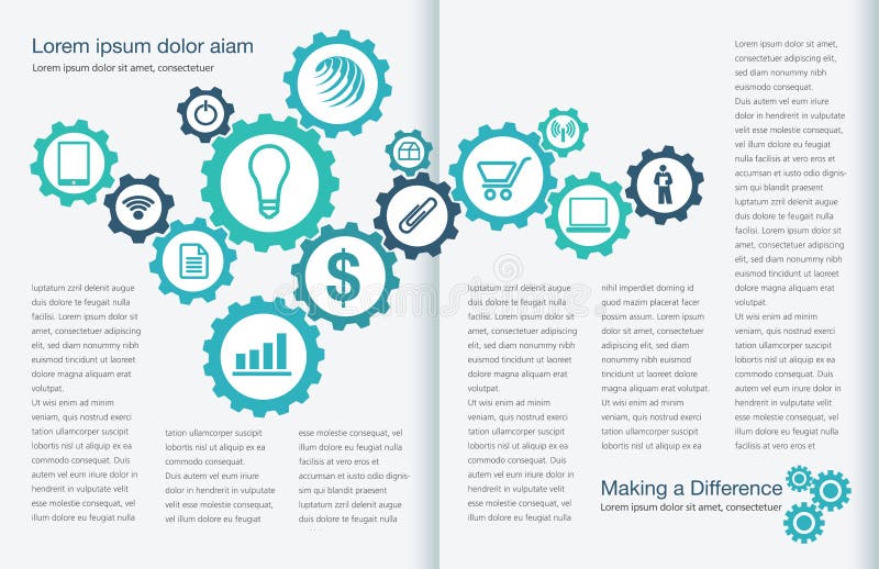 Page Layout Background stock vector. Illustration of artwork - 8963084