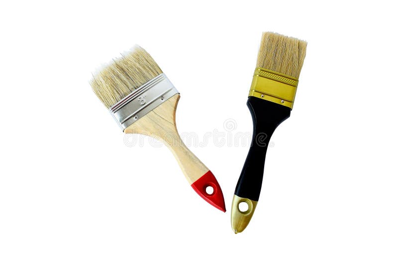 Two paint brush stock photo. Image of ethnicity, paint - 59690340