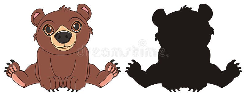Two pair of bears stock illustration. Illustration of black - 84265389