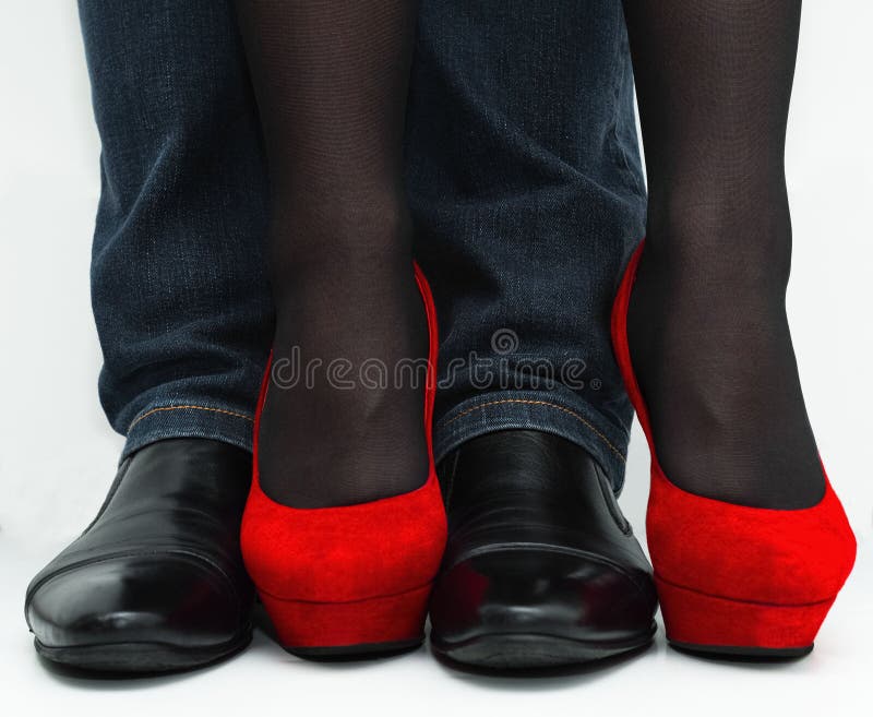 Two Pairs of Legs - Male and Female Stock Photo - Image of feelings ...