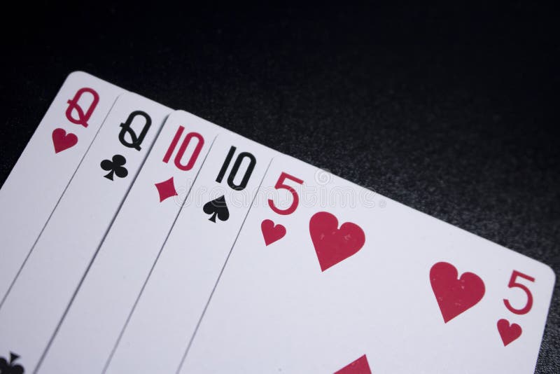 Two pairs in a poker game stock photo. Image of jackpot - 26079266