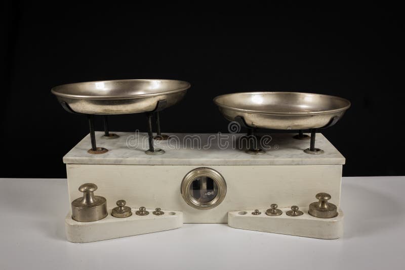 Two pan balance stock photo. Image of kitchen, decorative - 89657800