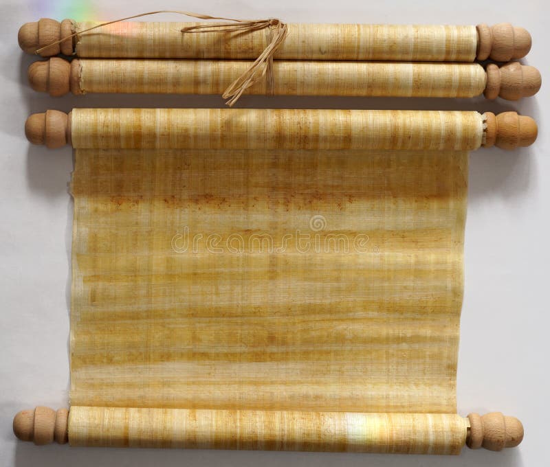 Old Fashioned Egyptian Scrolls Stock Image - Image of weathered, retro ...