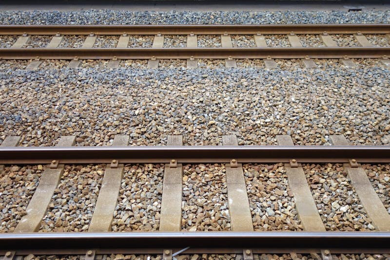 Two Parallel Railway Tracks Stock Photo - Image of line, motion: 48130084