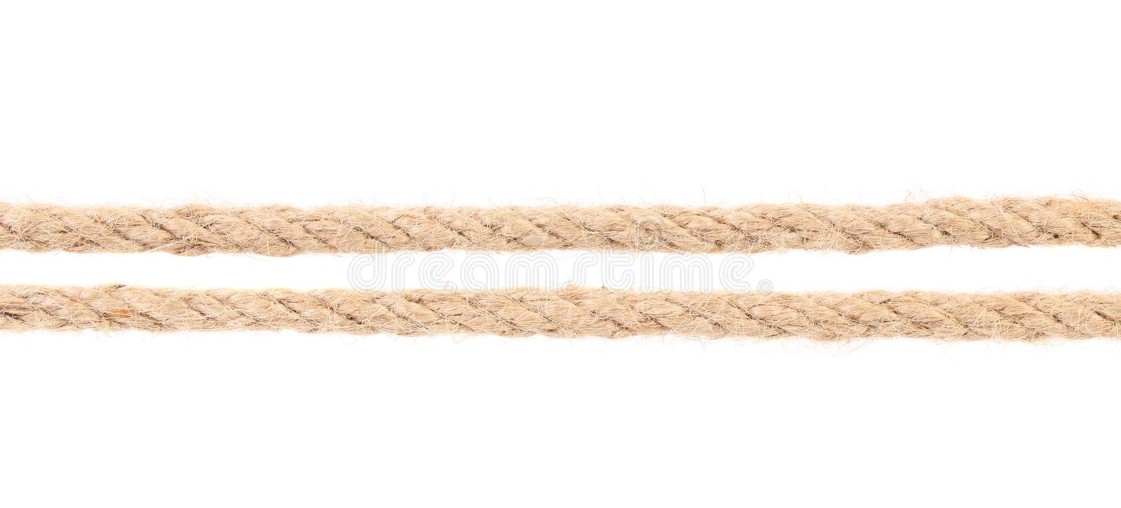 Rope isolated stock image. Image of rope, twisted, beige - 10738235