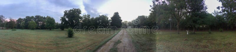 Two Paths Leading To the Same Destination Stock Photo - Image of skies ...