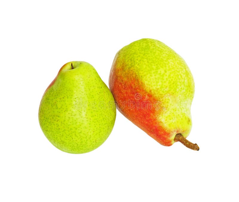 Two pears stock image. Image of isolated, food, pear - 24024819
