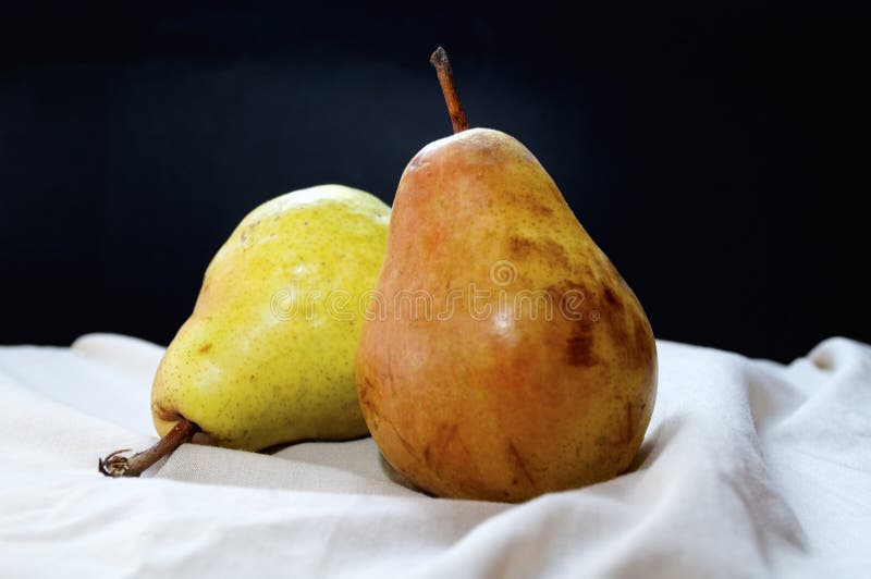 Two pears stock image. Image of ripe, delicious, flavor - 26428677