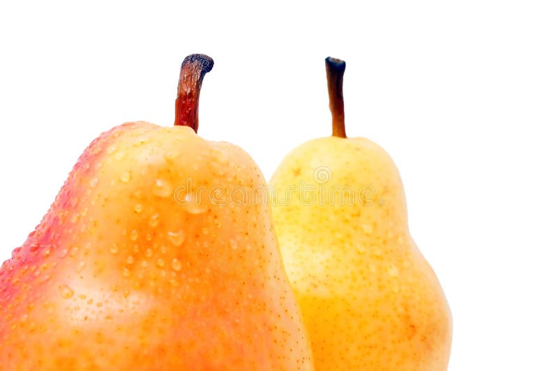 Two pears stock photo. Image of colorful, organic, studio - 63436464