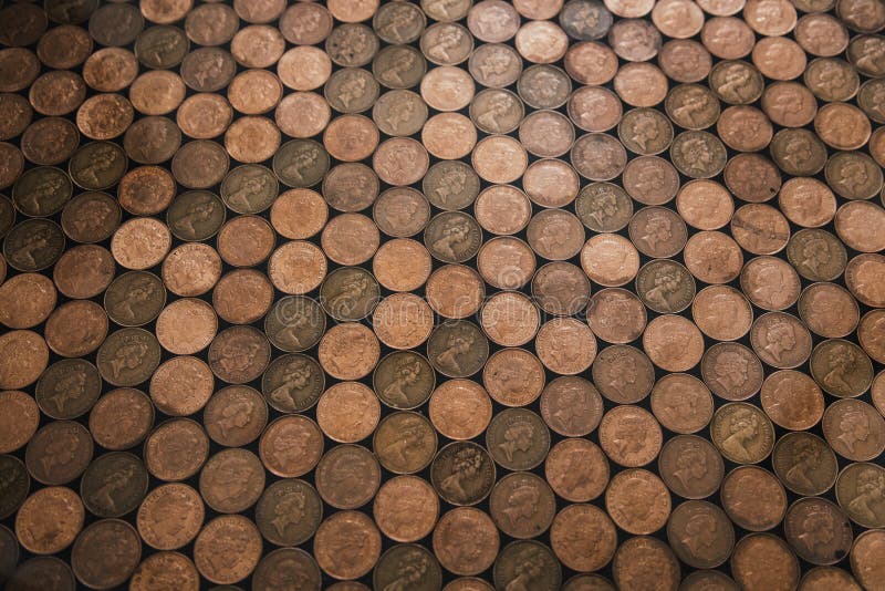 Two Pence Collage Floor stock photo. Image of coat, indoors - 125014492