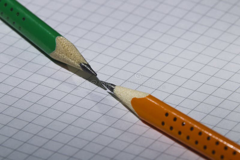 Two pencil stock image. Image of wooden, light, blue - 61452783