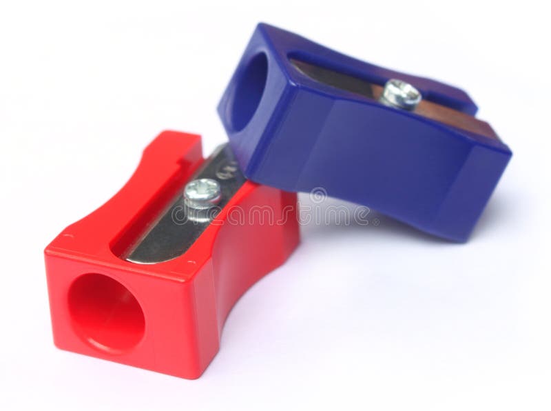 Pencil sharpener isolated stock image. Image of single - 124781155