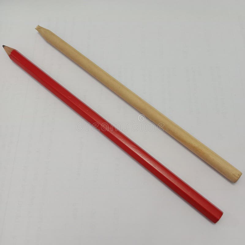 Two pencil stock image. Image of form, hand, colors - 264015385