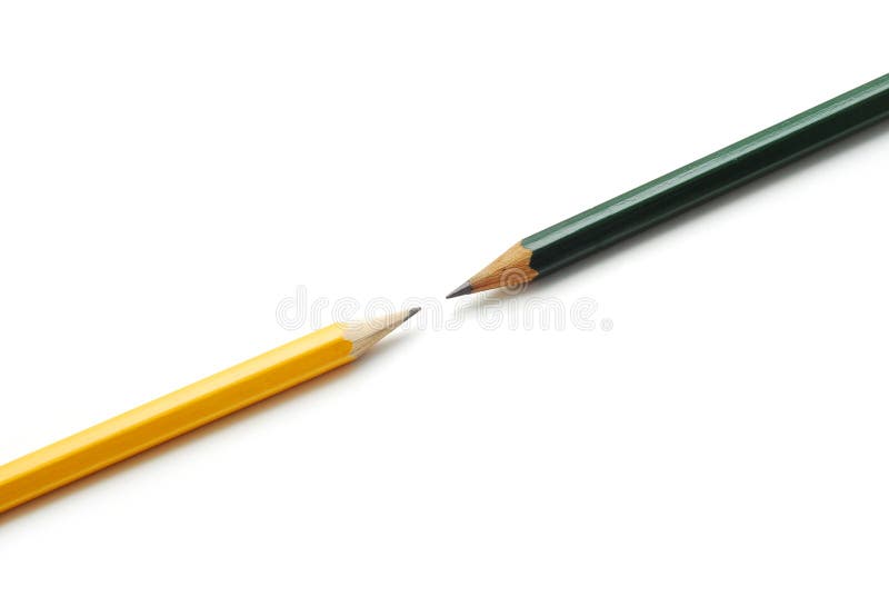 Two pencils stock photo. Image of pencil, metaphor, writing - 8391648