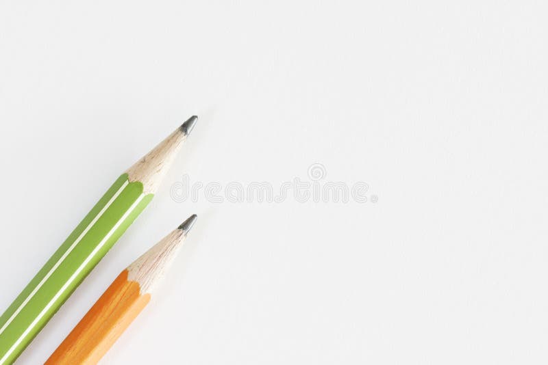 Two pencils stock image. Image of pencils, timber, green - 57452653