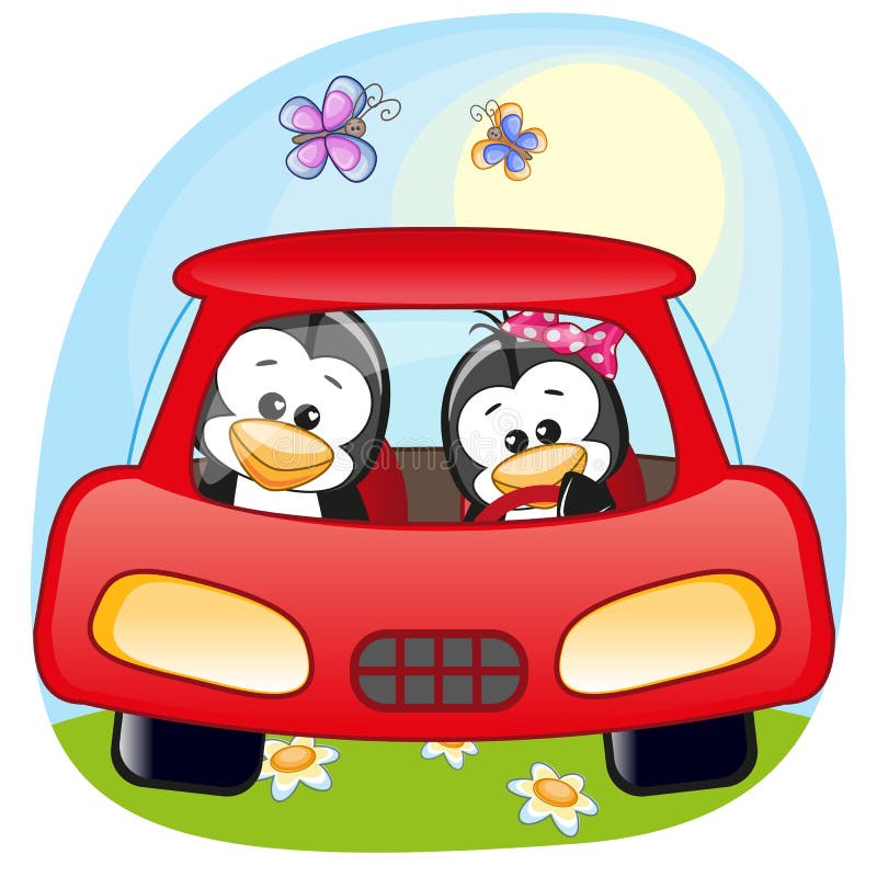 Car Penguin Stock Illustrations – 455 Car Penguin Stock Illustrations ...
