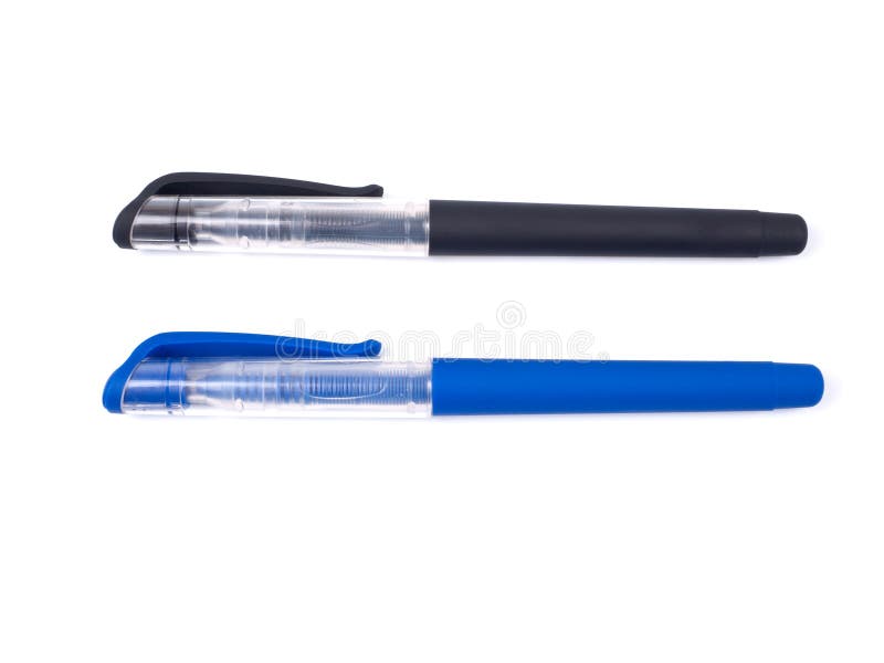 Two pens stock image. Image of black, pencil, background - 10528495