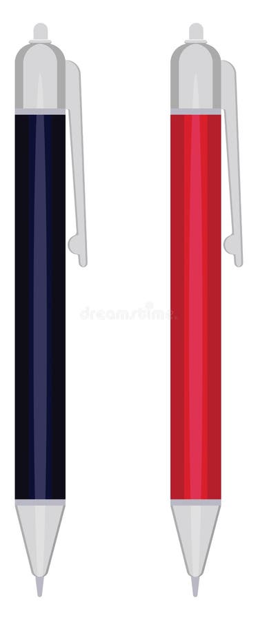 Two Pens White Background Stock Illustrations – 94 Two Pens White ...