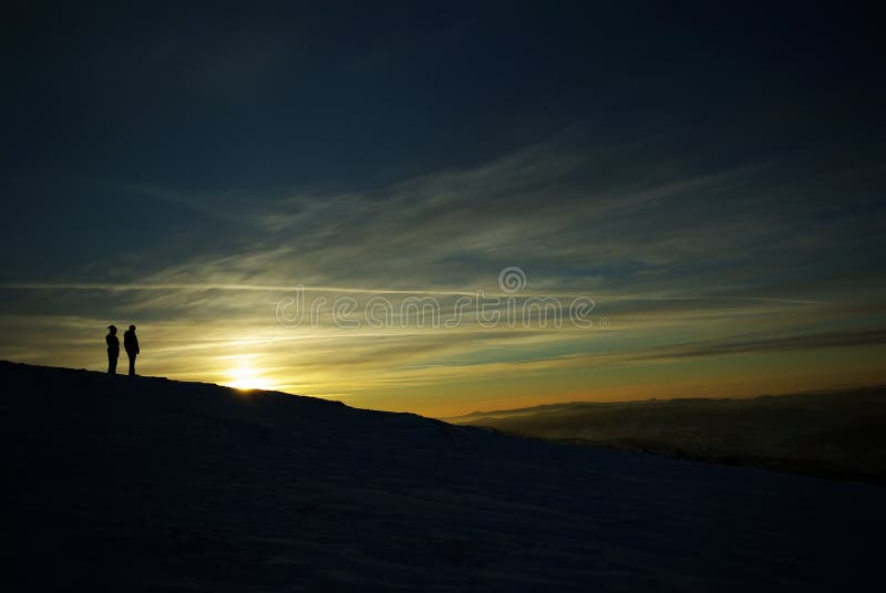 Two people stock image. Image of exposure, carpathian - 4859889