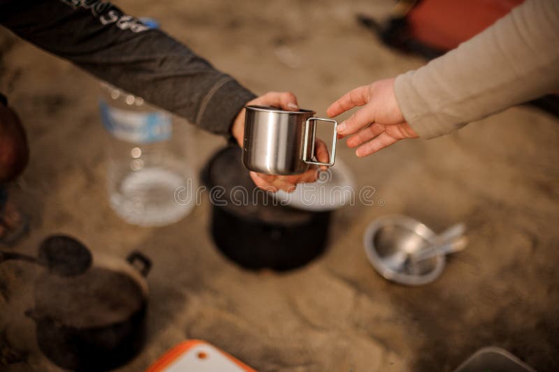 Two People Passing Cup Each Other Stock Photos - Free & Royalty-Free ...