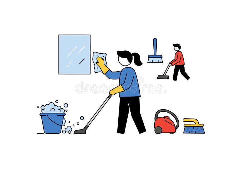 Sparkle Cleaning Tools Stock Illustrations – 263 Sparkle Cleaning Tools ...