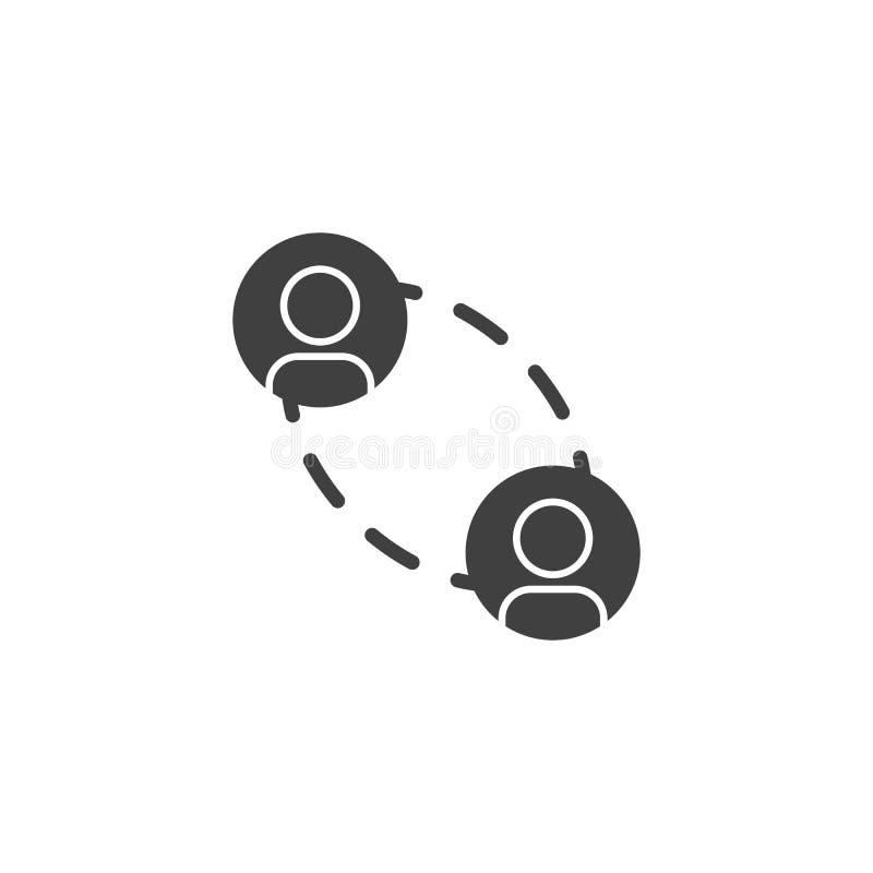 People Connecting Icon Stock Illustrations – 4,713 People Connecting ...