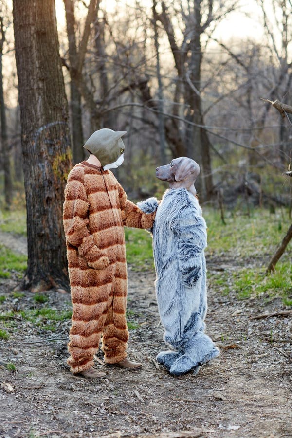 Two People Dressed Up As Cat Dog Stock Photos - Free & Royalty-Free ... Two People Dressed Up As Cat Dog Stock Photos - Free & Royalty-Free ...