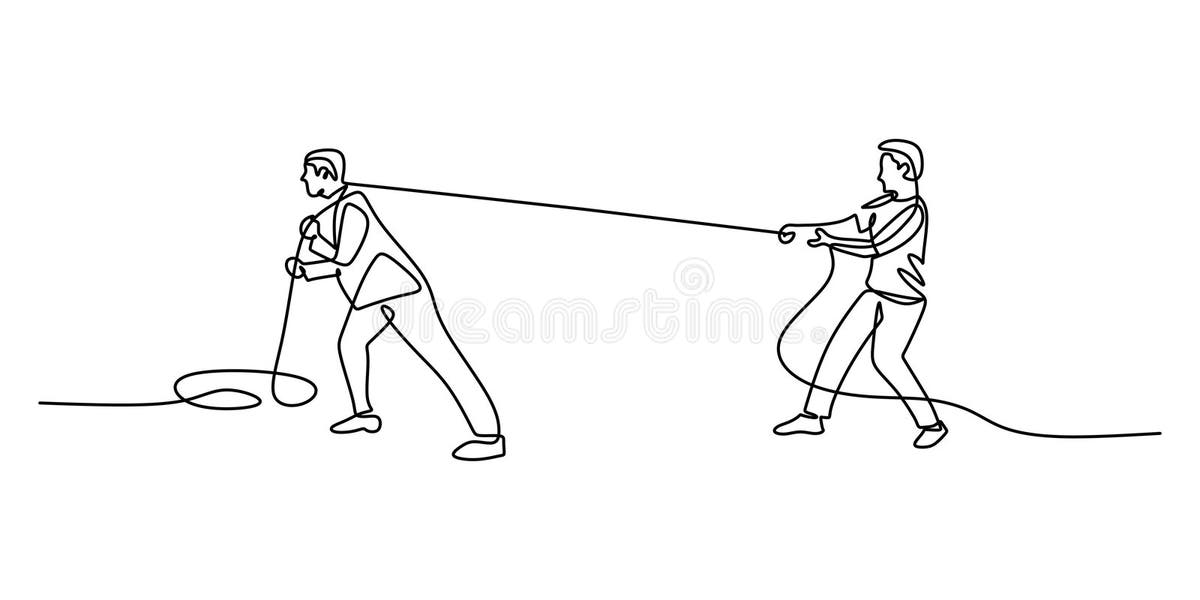 Continuous Line Drawing Two People Stock Illustrations – 2,225 ...