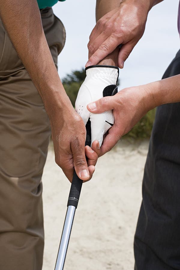 Gripping a Golf Club stock image. Image of driver, leisure - 4702065