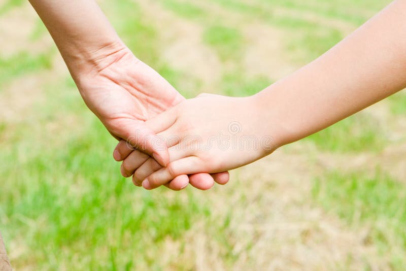 Two People Holding Hands Stock Images - Image: 4046954