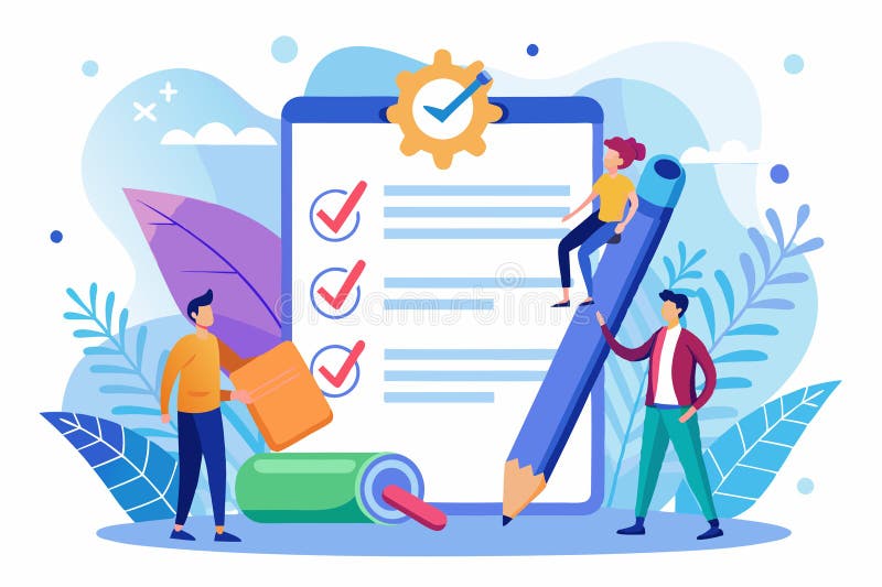 People Checklist Stock Illustrations – 14,358 People Checklist Stock ...