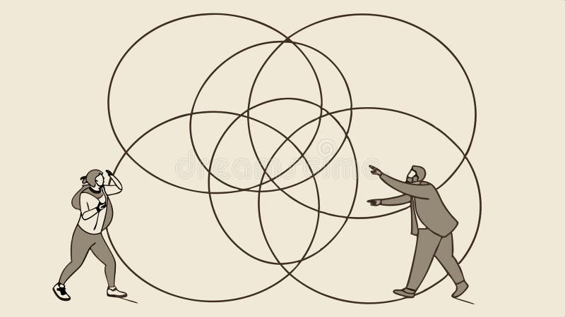 Connecting Circles Stock Illustrations – 1,653 Connecting Circles Stock ...