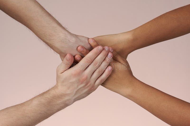 Two people joing hands stock image. Image of hold, palm - 118531719