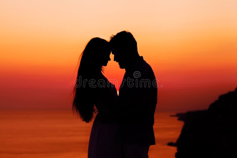 Two people in love stock photo. Image of beauty, sunrise - 34247866