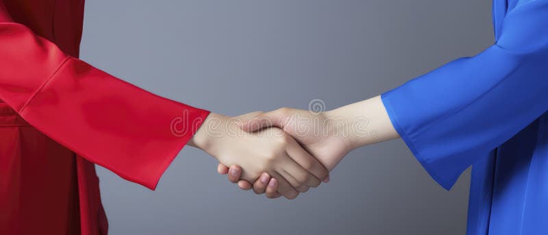 Handshake Red Blue Stock Illustrations – 867 Handshake Red Blue Stock ...